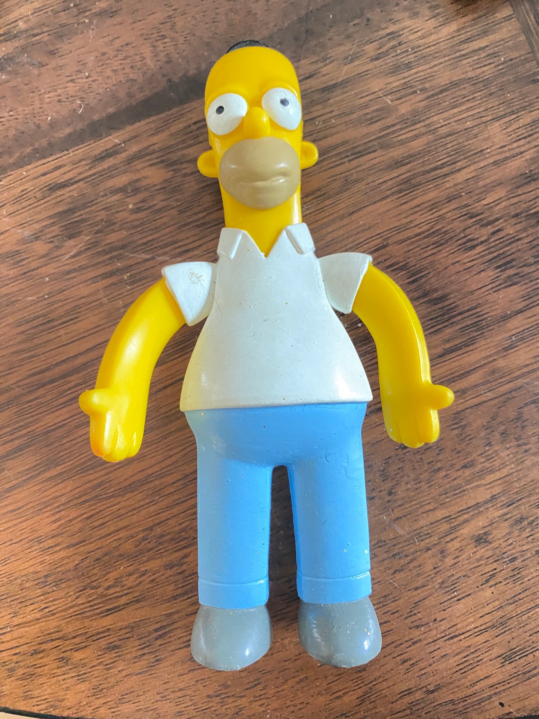 Homer Simpson Rubber Figurine. Doll. Action Figure. Vintage 2002. - Etsy