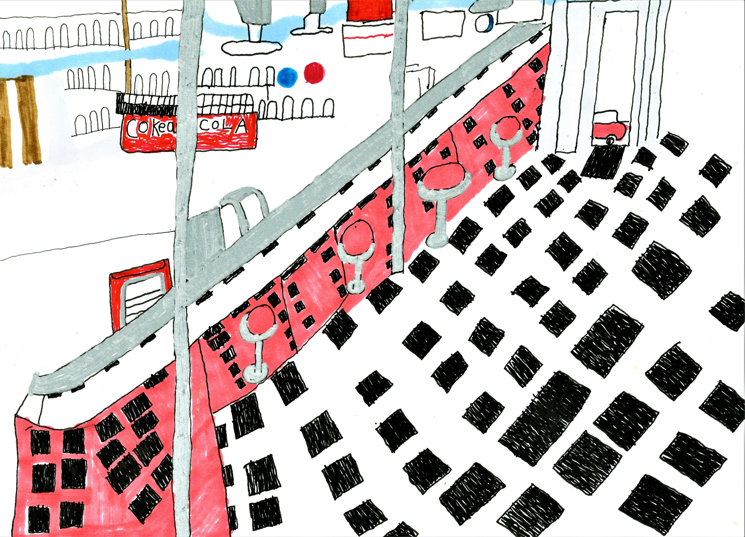 10 X 8 Inch Fine Art Print of Pen and Ink Drawing of - Etsy