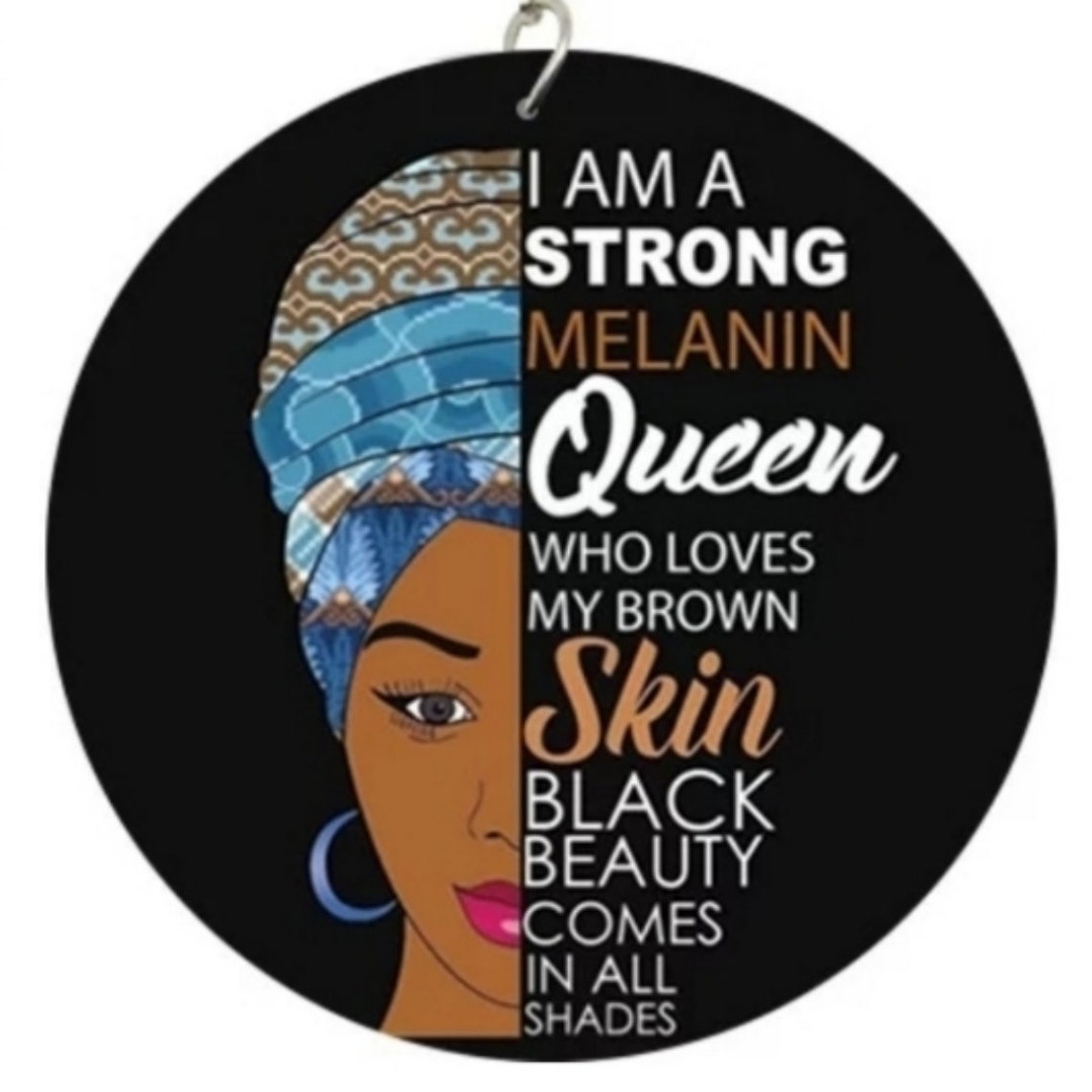 I Am A Strong Queen Statement Dangle Wood Earrings - Etsy