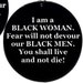 BLACK WOMAN Pledge to Black Men Statement Dangle Drop Wood Earrings - Etsy