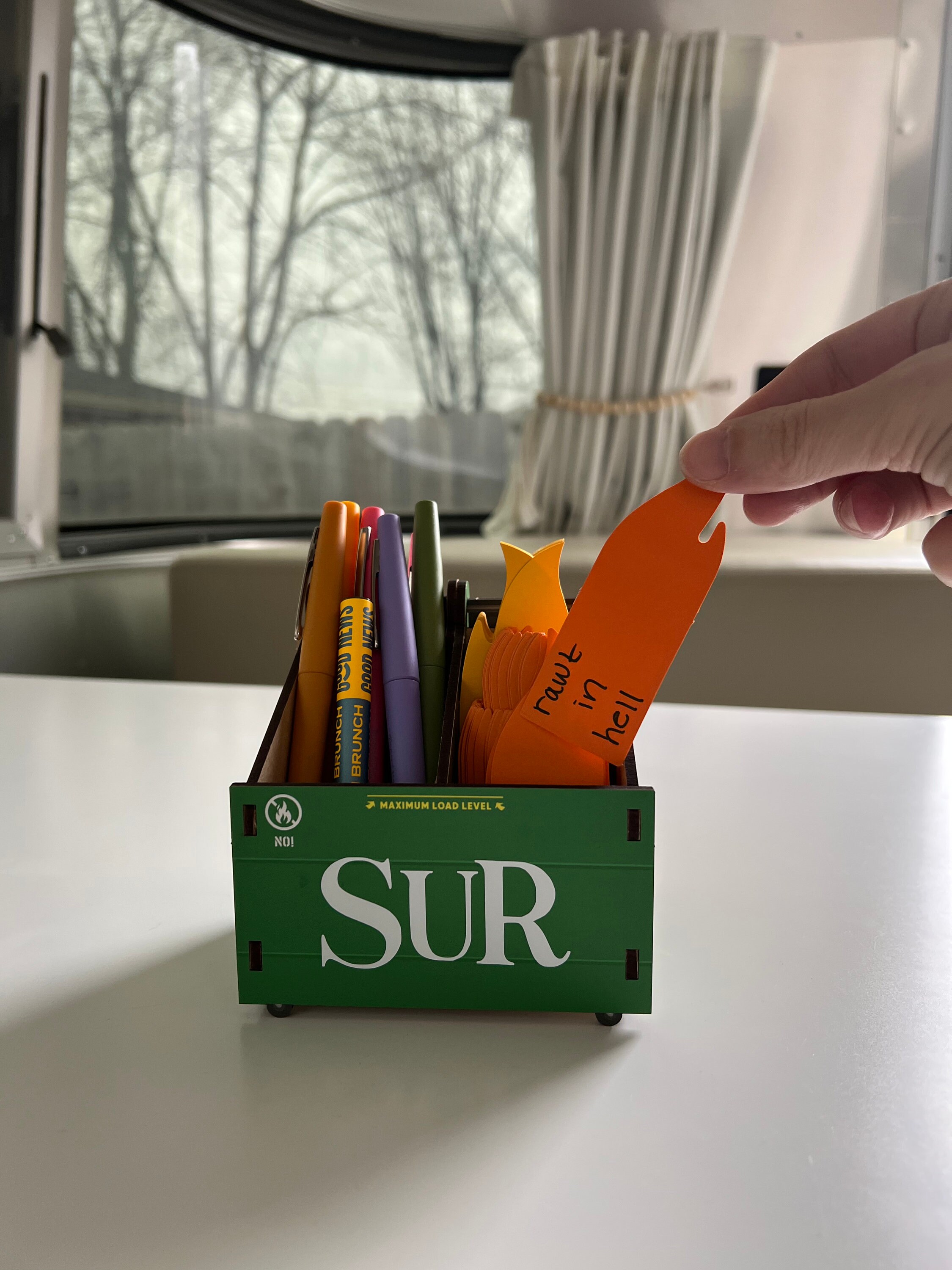 Sur Back Alley Dumpster Fire Desk Accessory - Vanderpump Rules Pencil ...