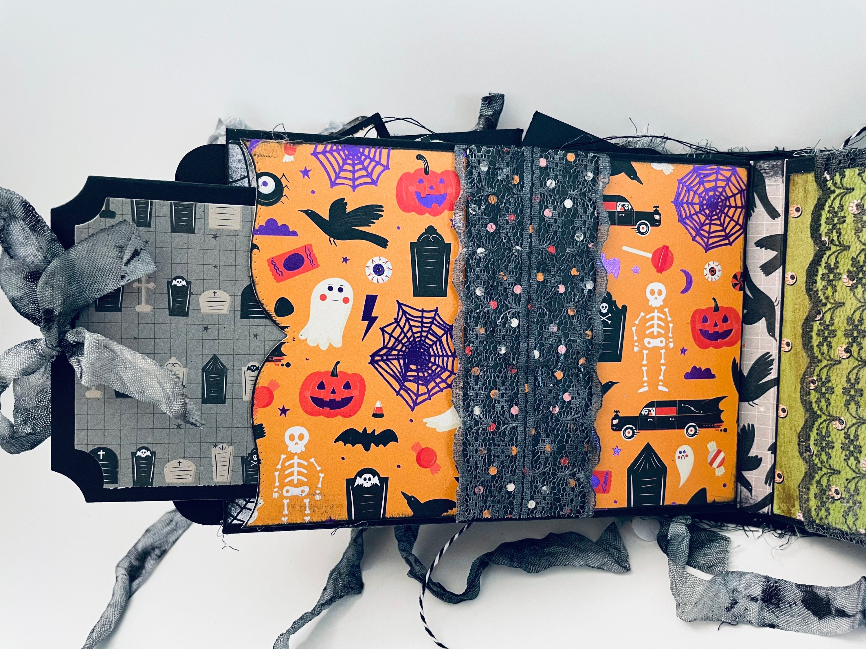 Halloween Mini Album - Etsy
