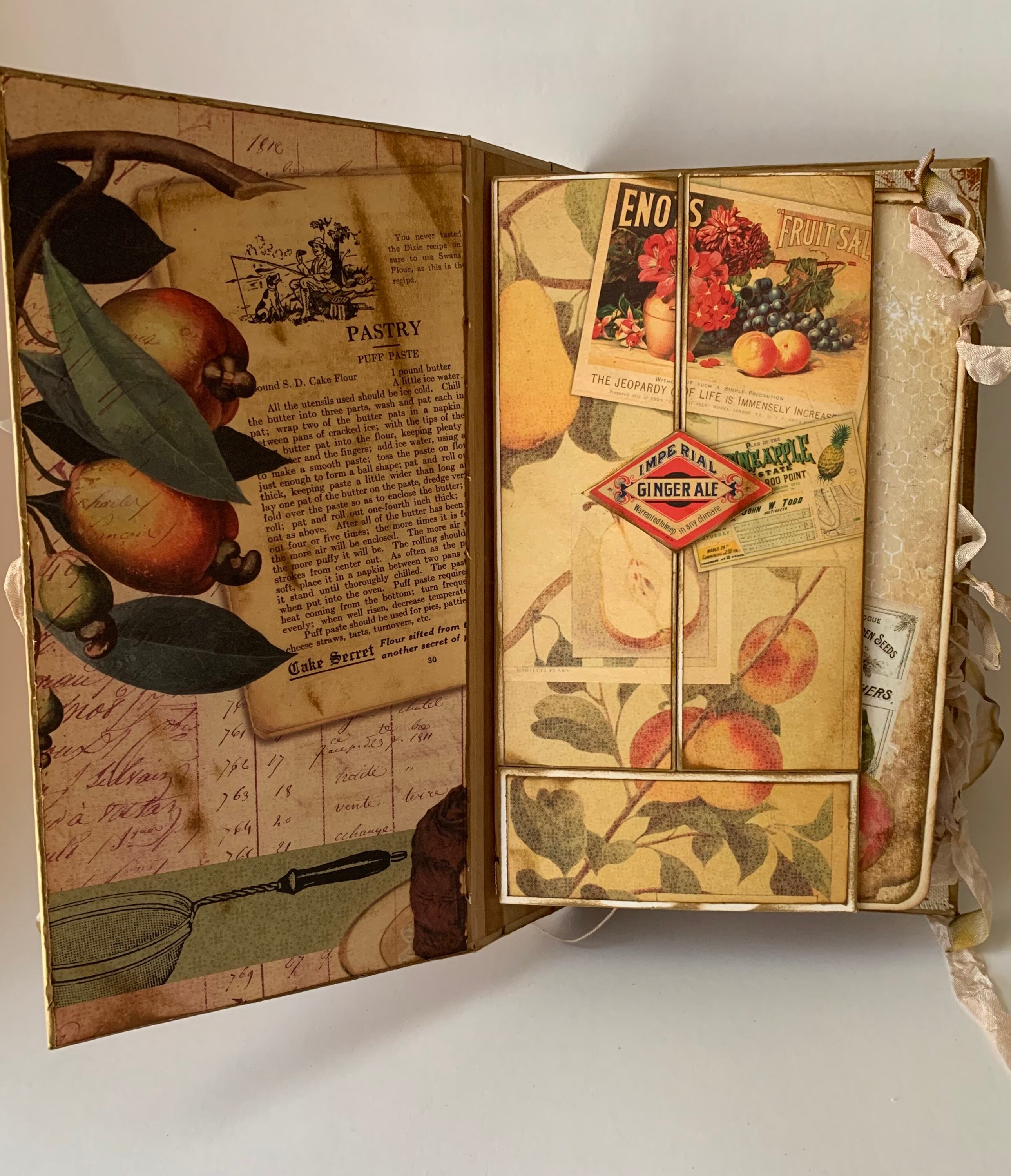 Mini Album Recipe Book - Etsy