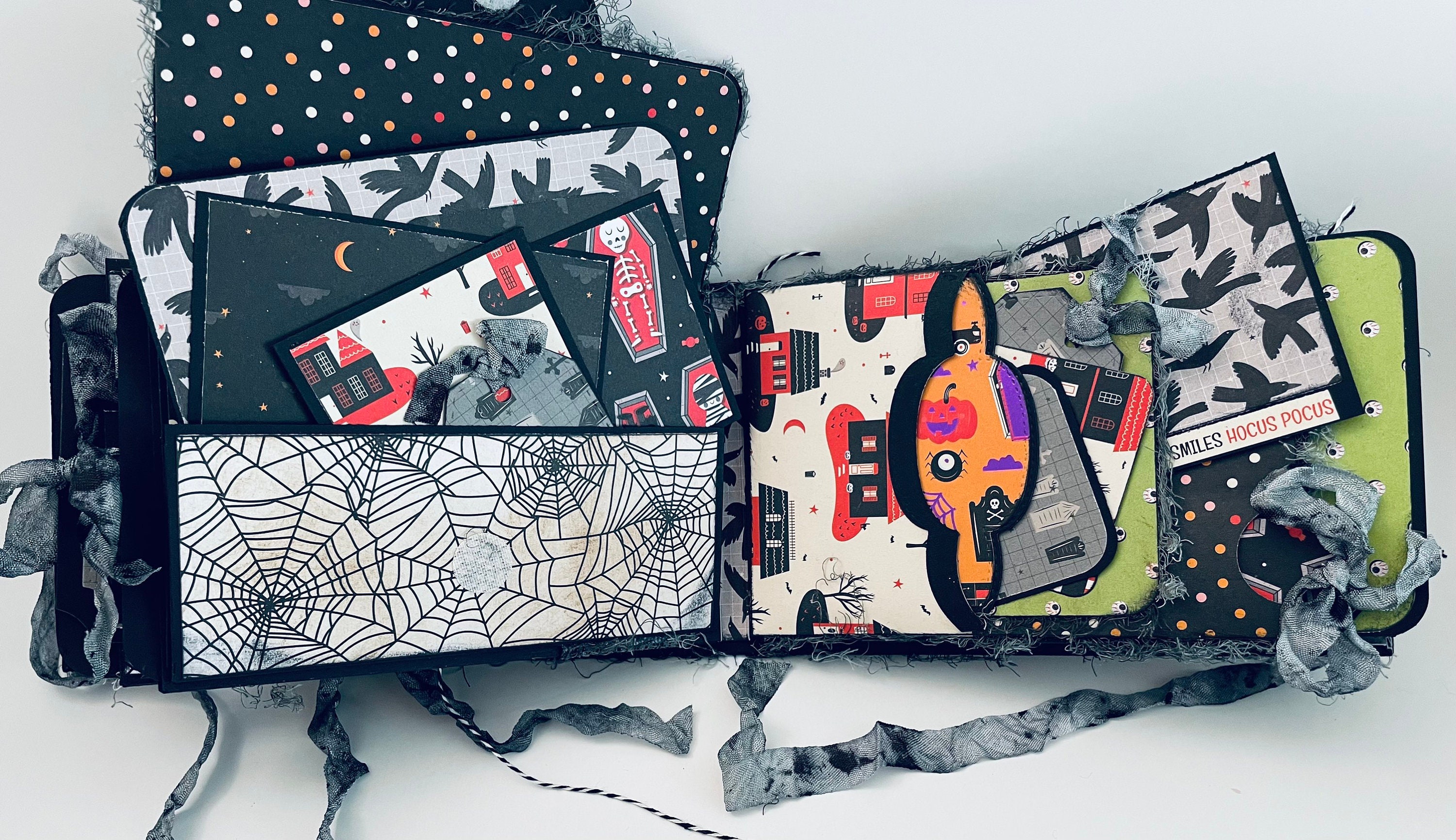 Halloween Mini Album - Etsy