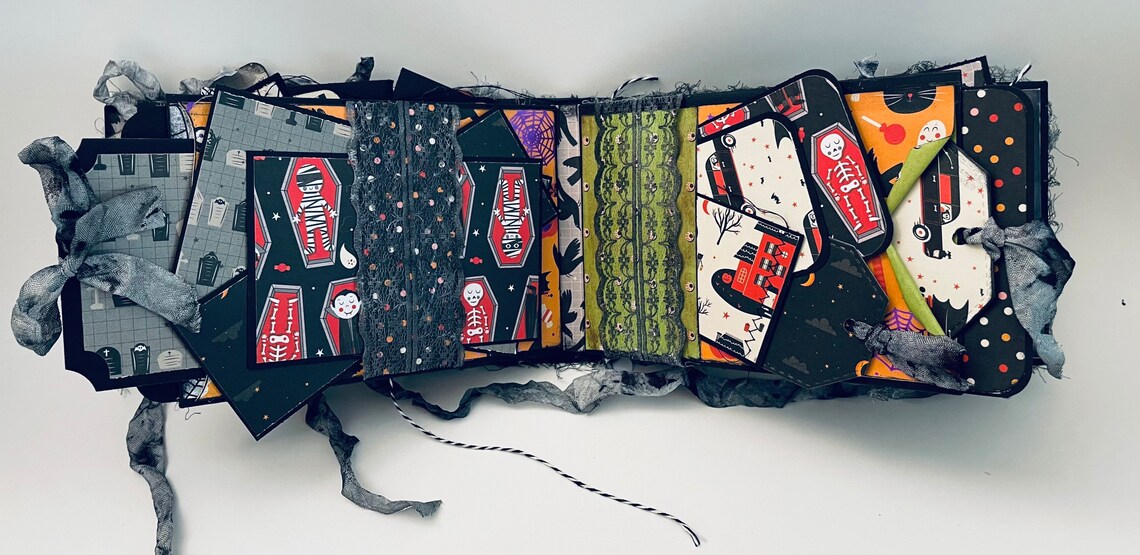 Halloween Mini Album - Etsy