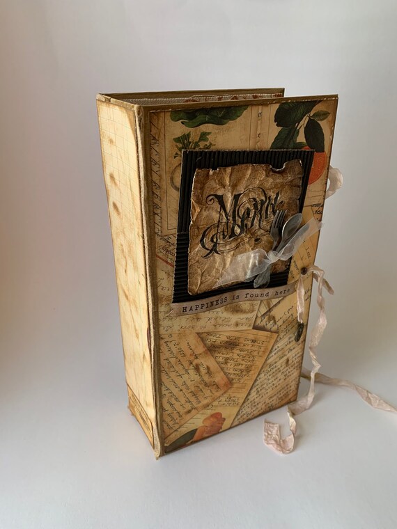 Mini Album Recipe Book - Etsy