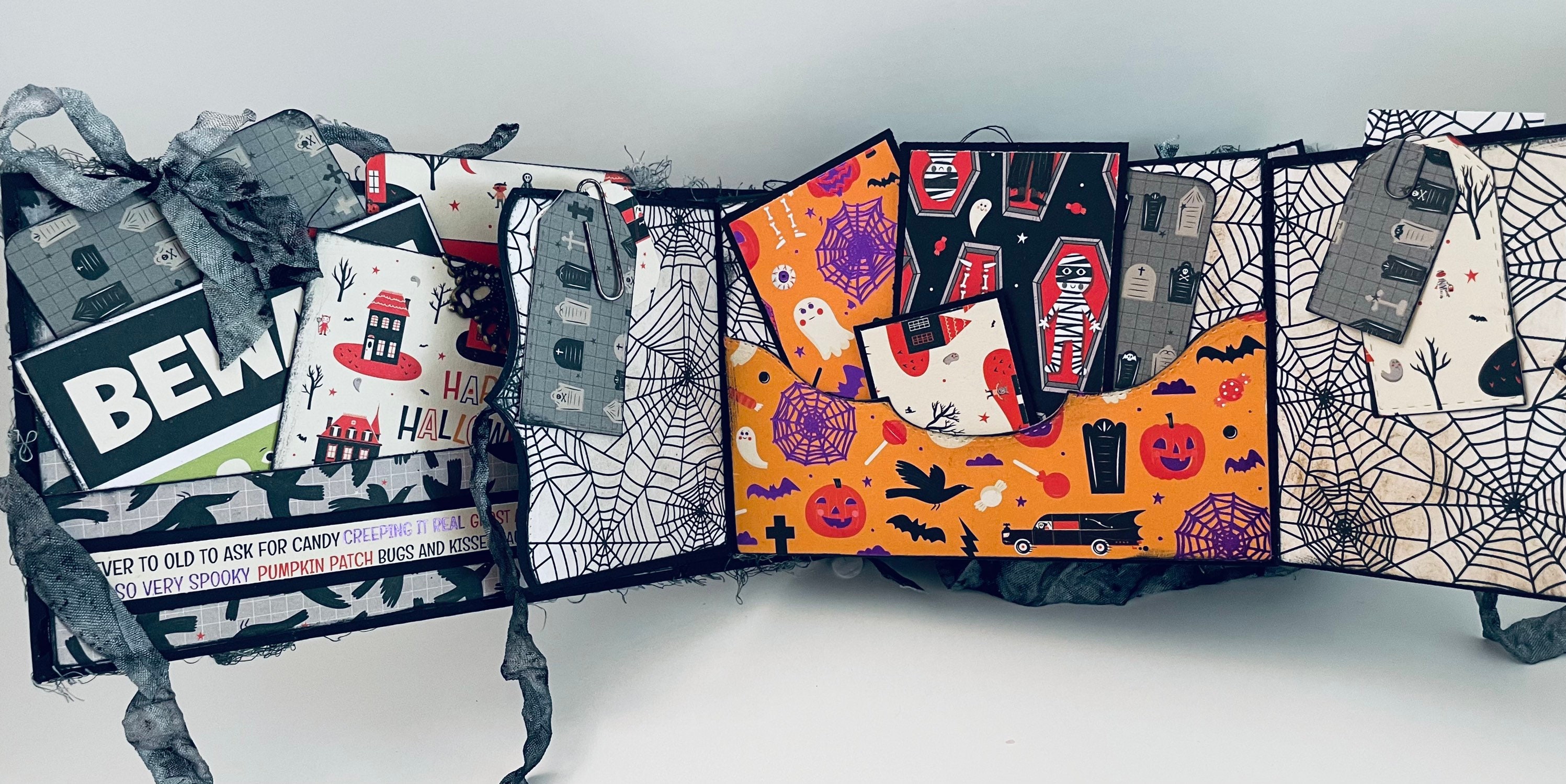 Halloween Mini Album - Etsy