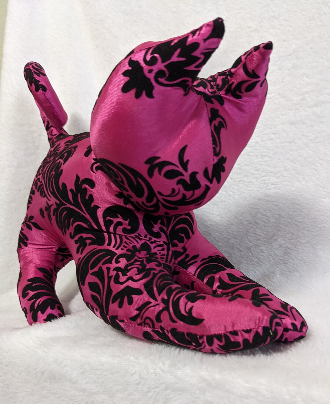 Schnazzy Cat Small Pink With Black - Etsy