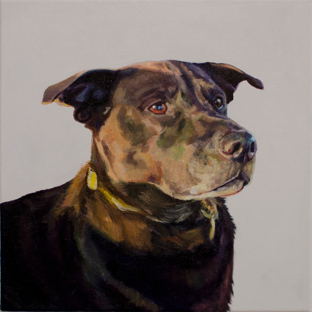 Small Custom Dog Portrait From Photograph - Etsy