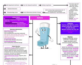 Asthma Study Guide - Etsy