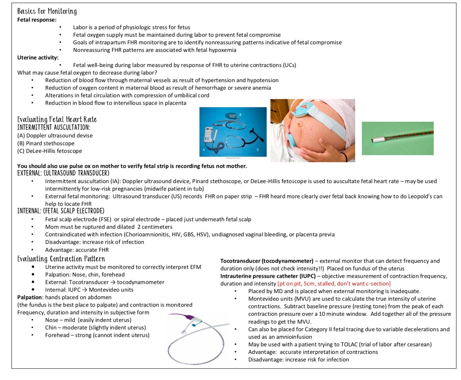 Intrapartum: Maternity/obstetrics/ob Nursing Student Study - Etsy