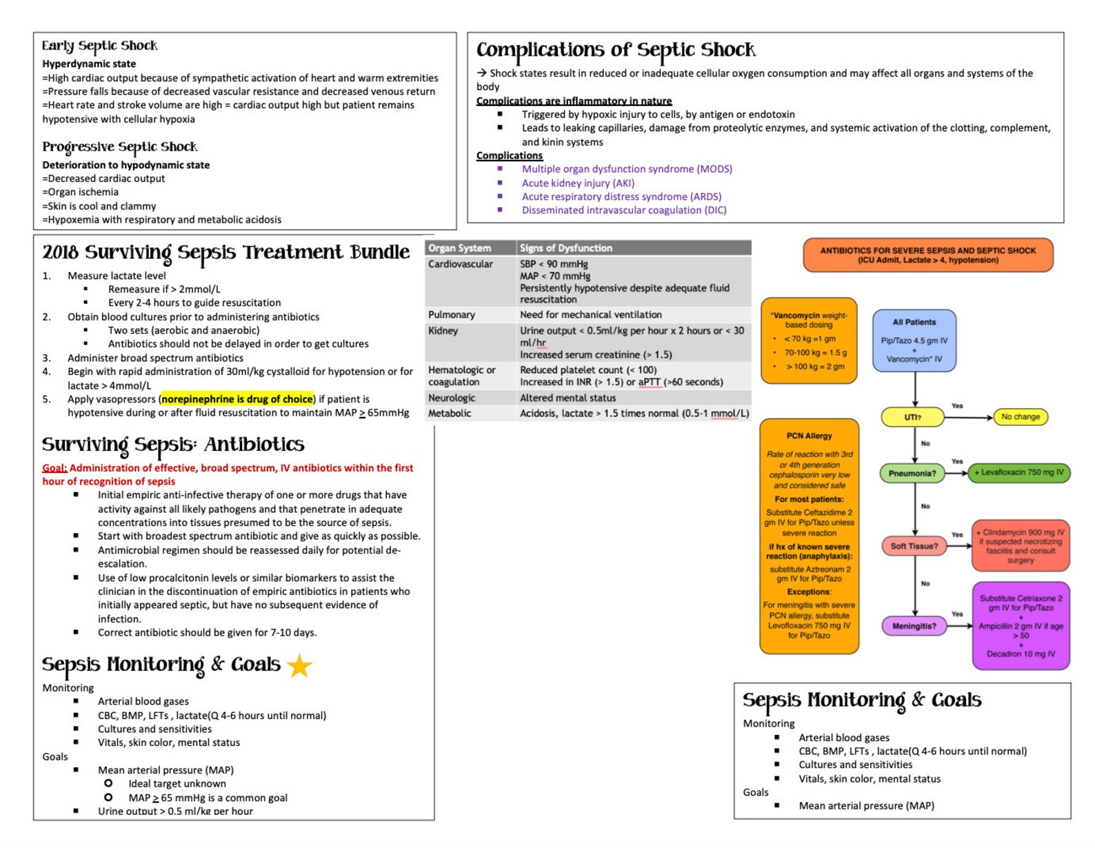 Shock Overview: SHOCK Nursing Student Study Guide | Etsy