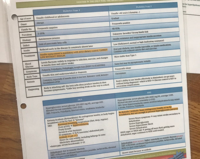 Nursing Clinical Guide Lab Values Horizontal Badge Card - Quick ...