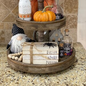 Halloween Book Stacks-mini Book Bundle-set of 3-realbooks-tier - Etsy