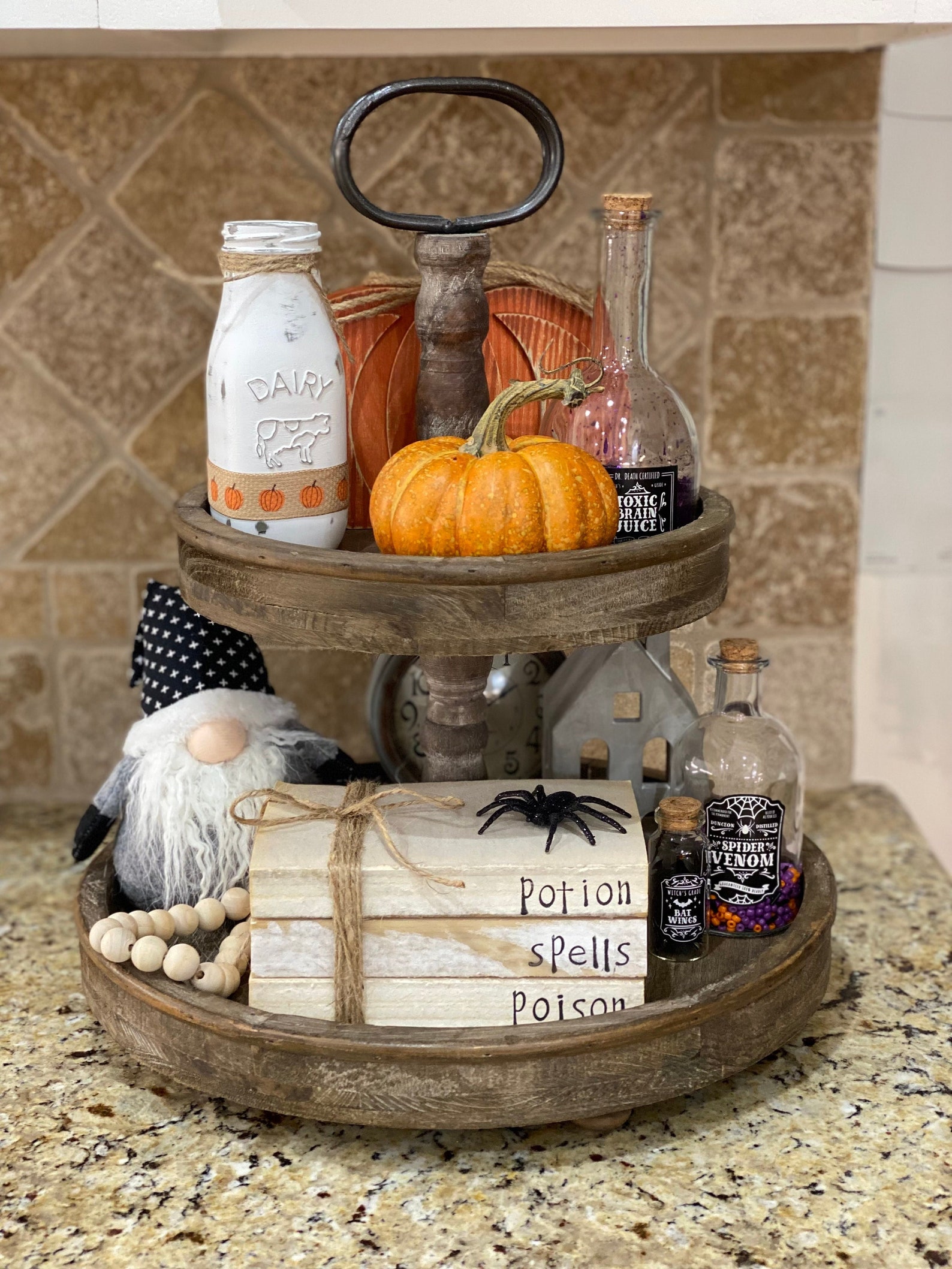 Halloween Book Stacks-mini Book Bundle-set of 3-realbooks-tier - Etsy