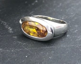 Amber ring | Etsy