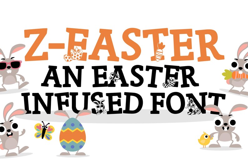 Easter Font Feast Font Bundle, Cricut Fonts, Silhouette Fonts - Etsy