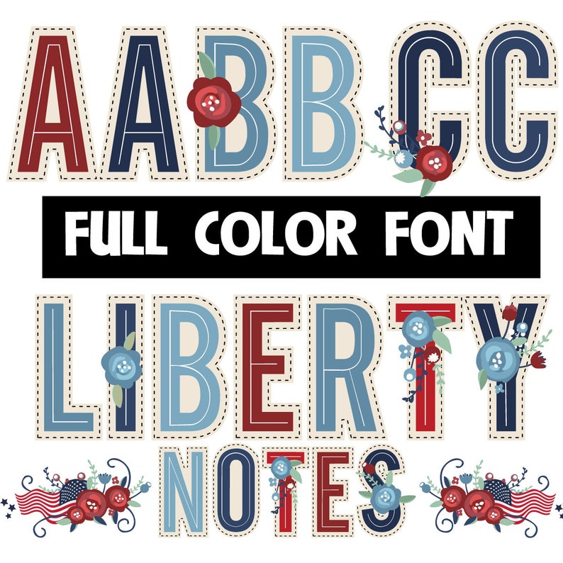 Boom Boom Alphabet and Color Font Bundle, Cricut Fonts, Silhouette ...