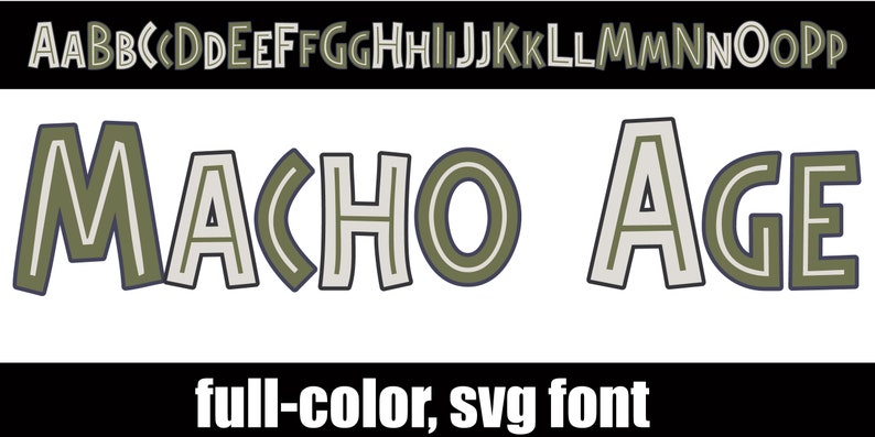 Father Knows Best Color Font Bundle, Cricut Fonts, Silhouette Fonts - Etsy