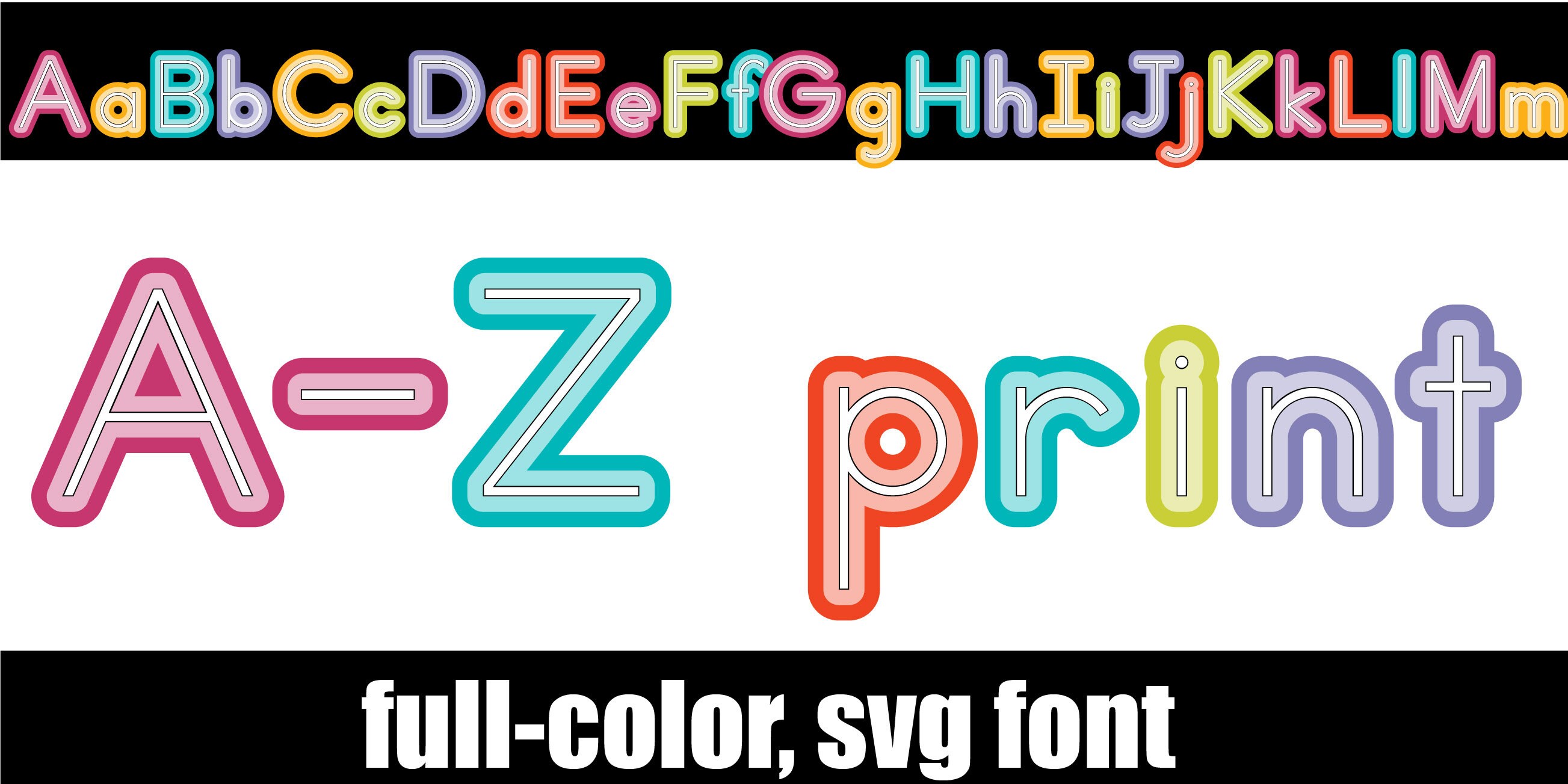 Beat It Back to School Color Font Bundle, Cricut Fonts, Silhouette ...