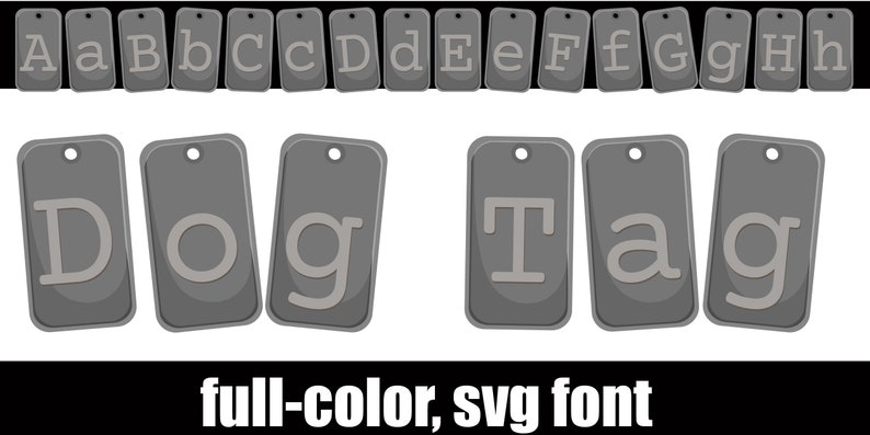 Best Battalion Color Font Bundle, Cricut Fonts, Silhouette Fonts ...