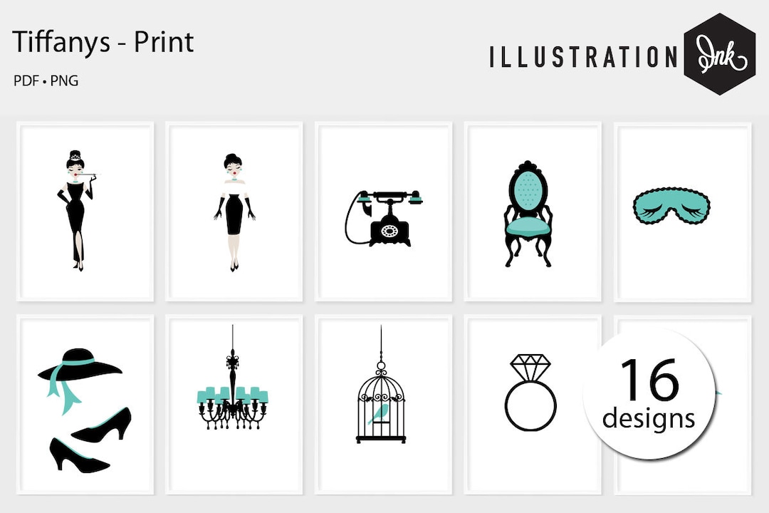 Tiffanys Printable Art, Wall Art, Framed Art, Wedding Decoration, Party ...