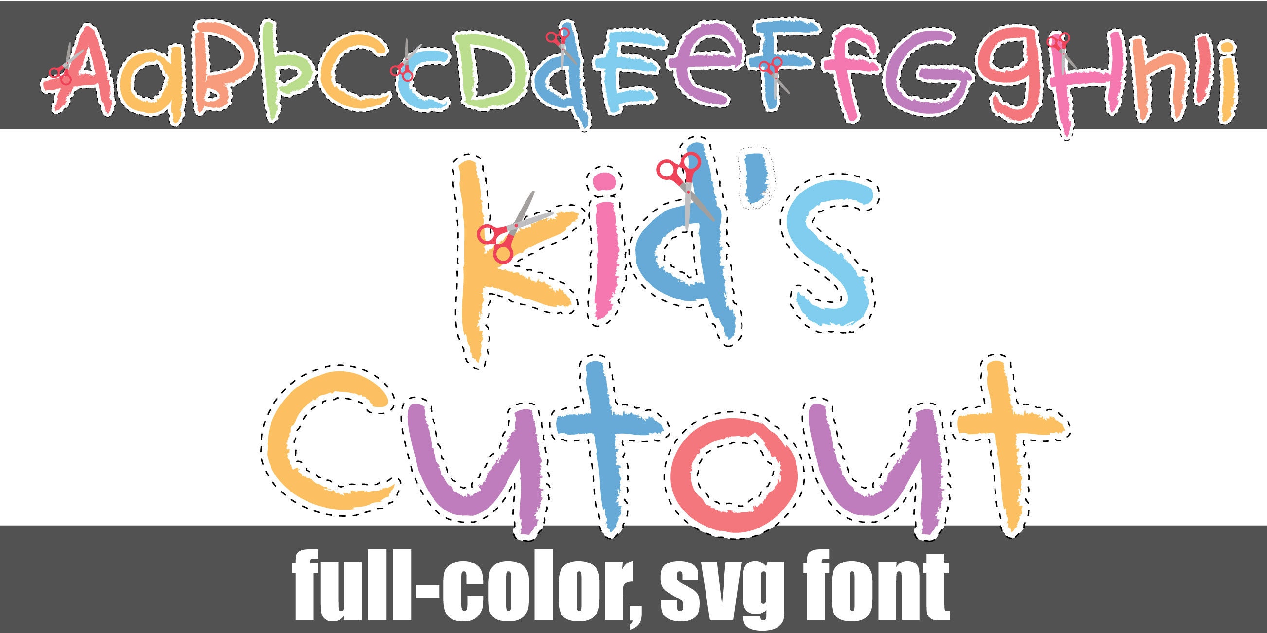 Teacher Teacher Color Font Bundle Cricut Fonts Silhouette - Etsy