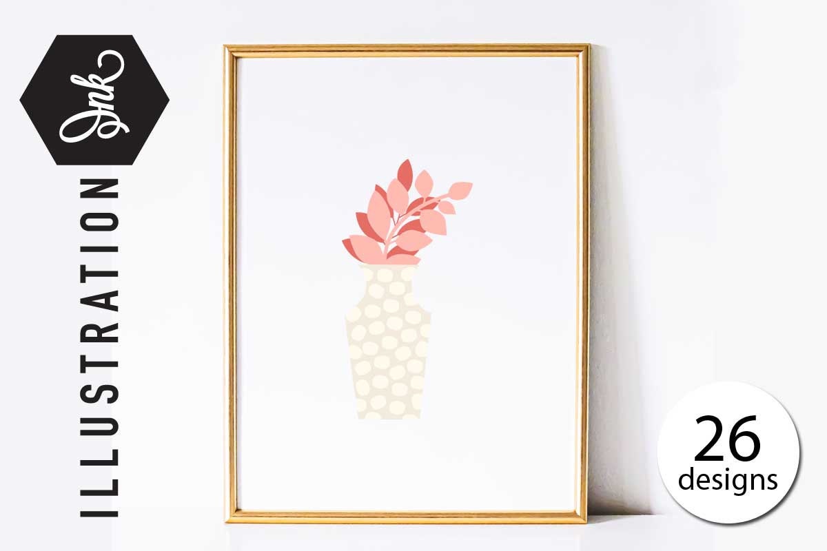 Panorama Plants SVG Cut Files, for Cricut, for Silhouette, Ai, Dxf, Eps ...