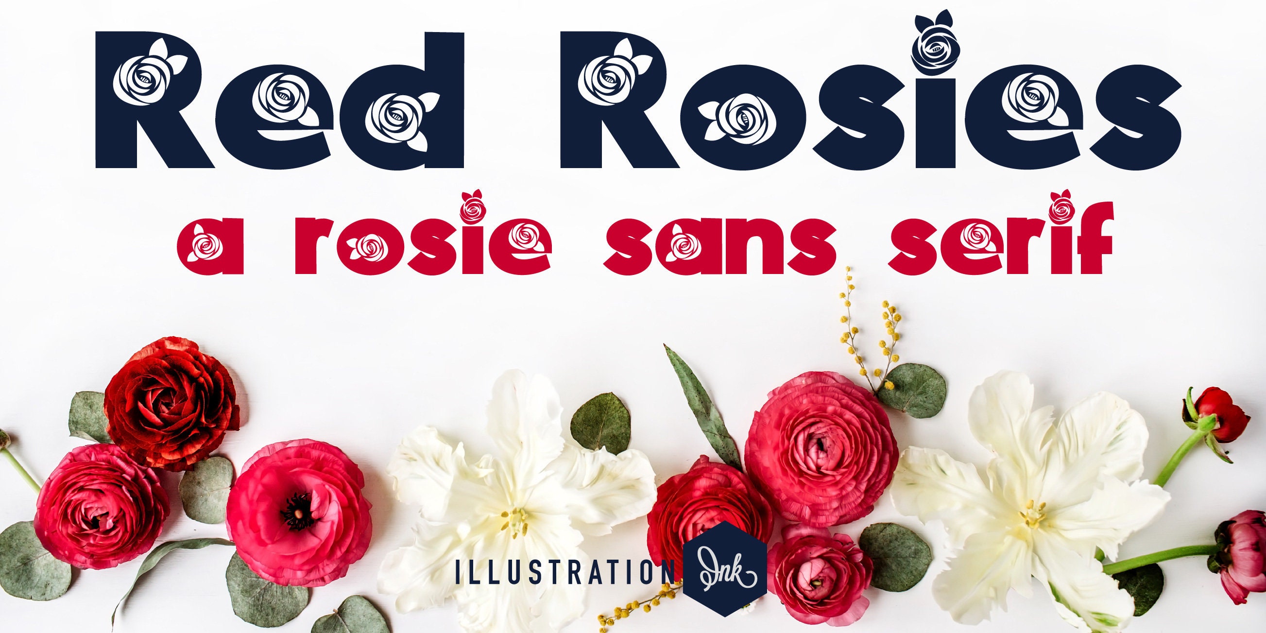 Flower Shop Font Bundle, Cricut Fonts, Silhouette Fonts - Etsy