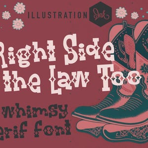 Wiley and Western Font Bundle, Cricut Fonts, Silhouette Fonts ...