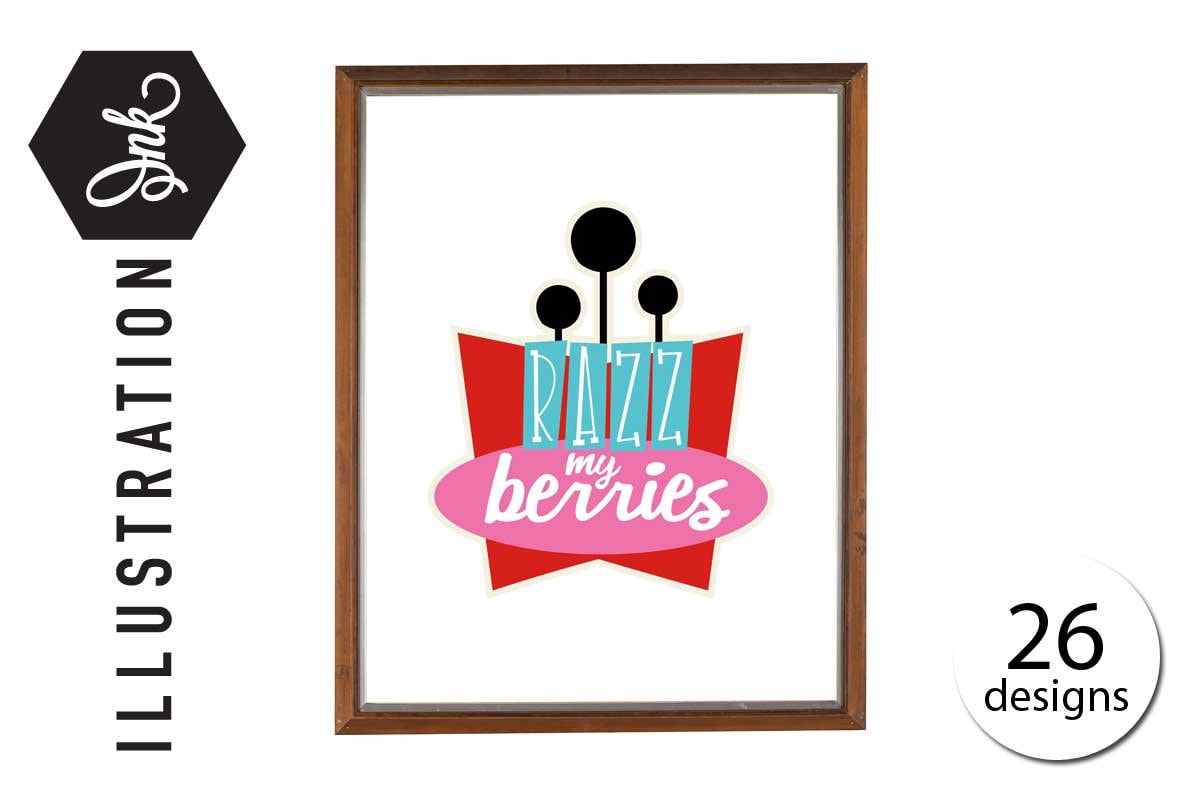 Fabulous Fifties - SVG Cut Files, for Cricut, for Silhouette, Ai, Dxf ...