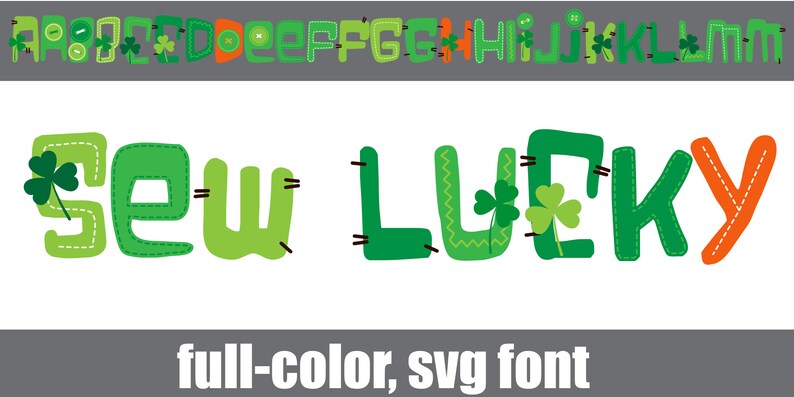 Jolly Green Color Font Bundle, Cricut Fonts, Silhouette Fonts - Etsy