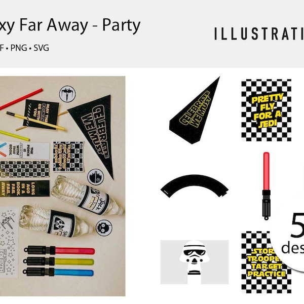 Galaxy Far Far Away - Etsy