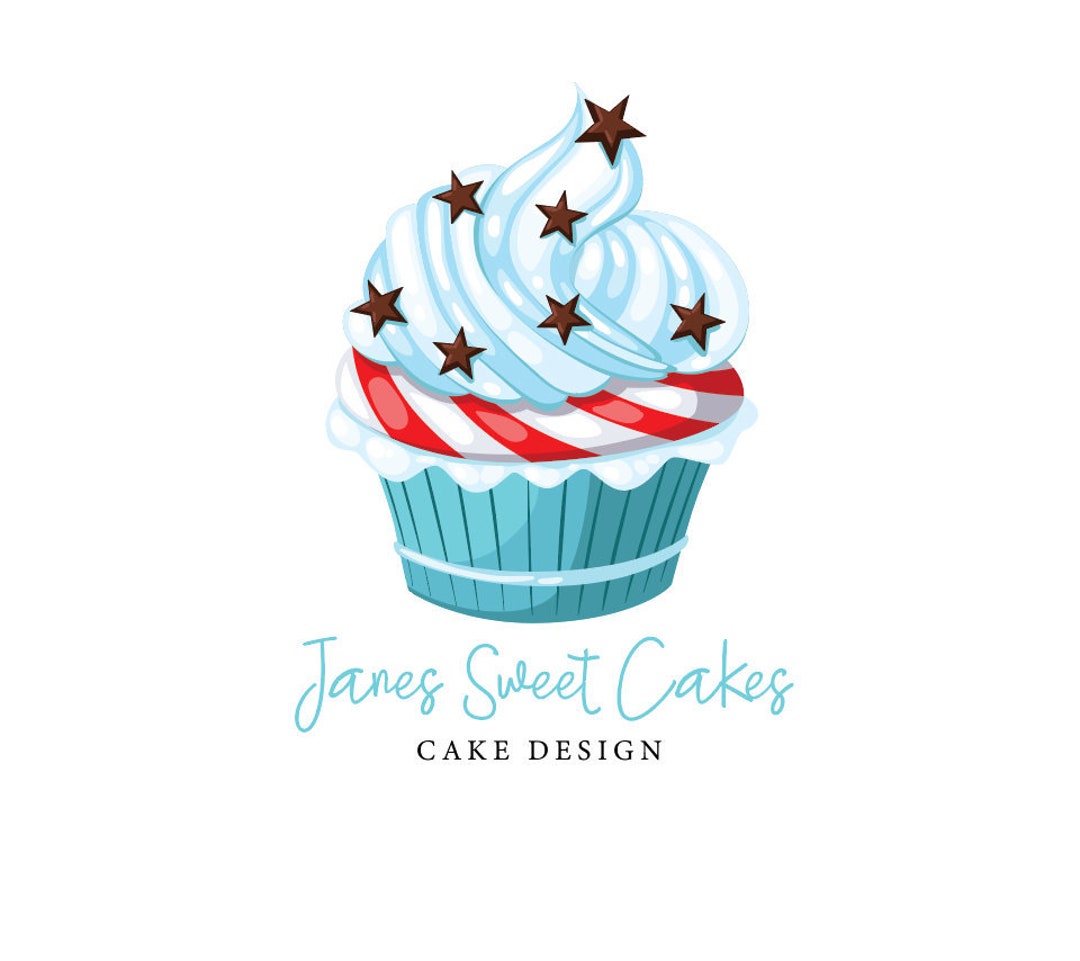 Premade Logo, Cake Logo Design, Logo Design, Custom Logo Design ...