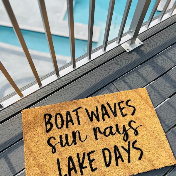 Lake House Doormat - Etsy