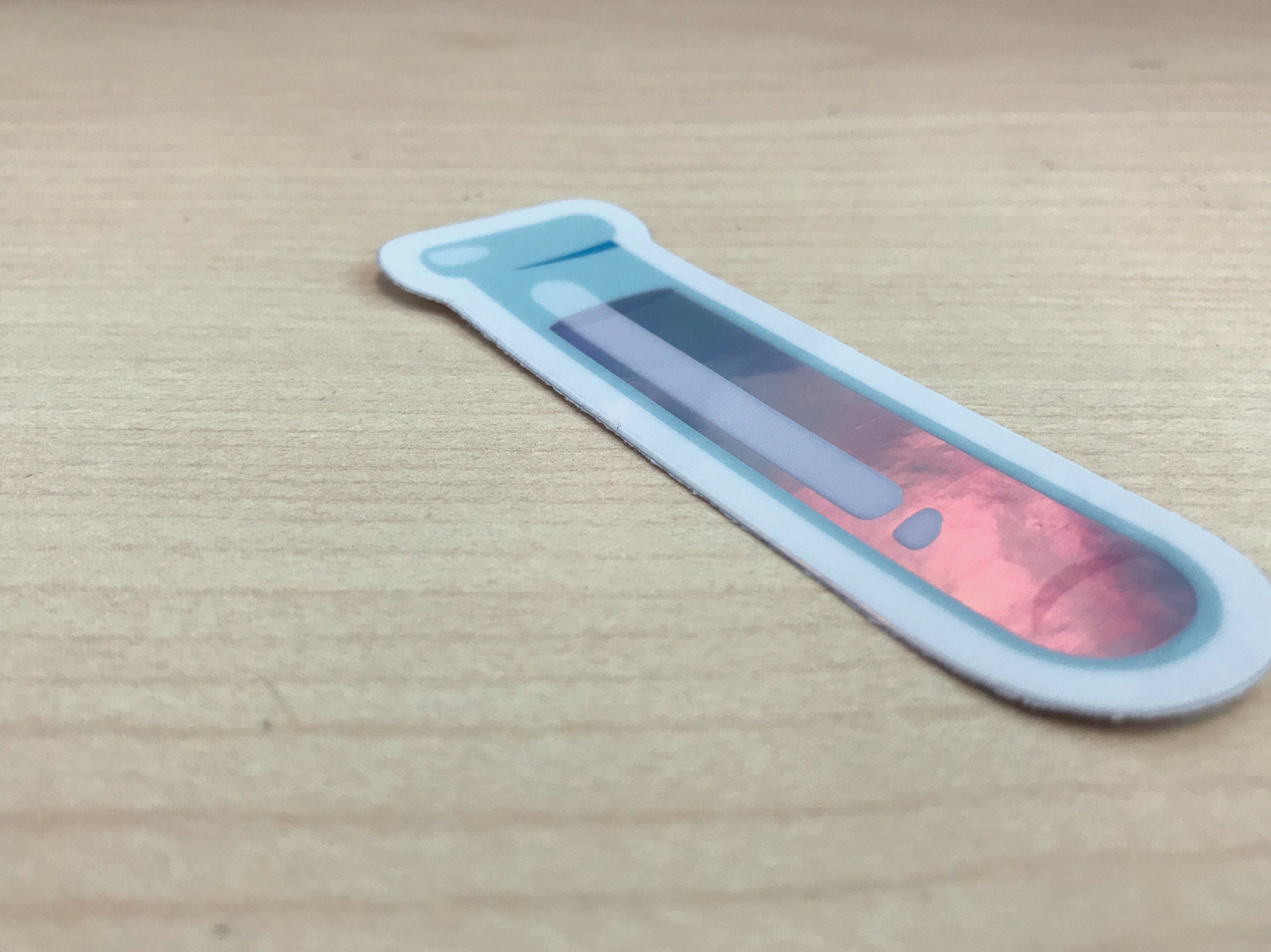 Holographic Test Tube Sticker // 1x3 // Science Sticker // Science ...