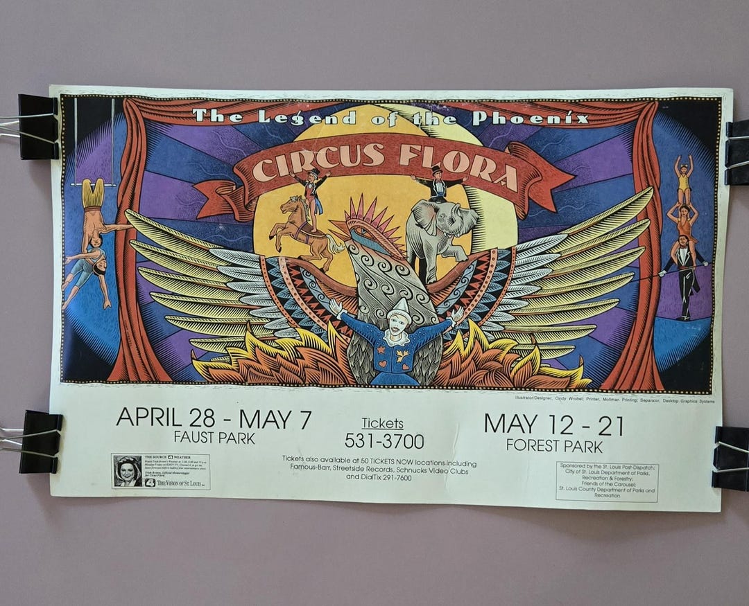 The Legend of Phoenix Presented by Circus Flora Event Poster: 1990's - Etsy
