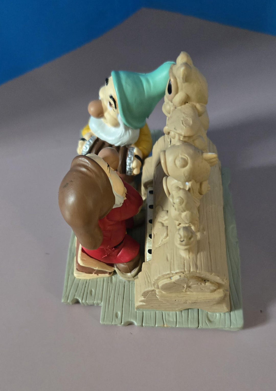 Disney's Bashful and Grumpy Drawfs From Snow White Resin Figurine - Etsy