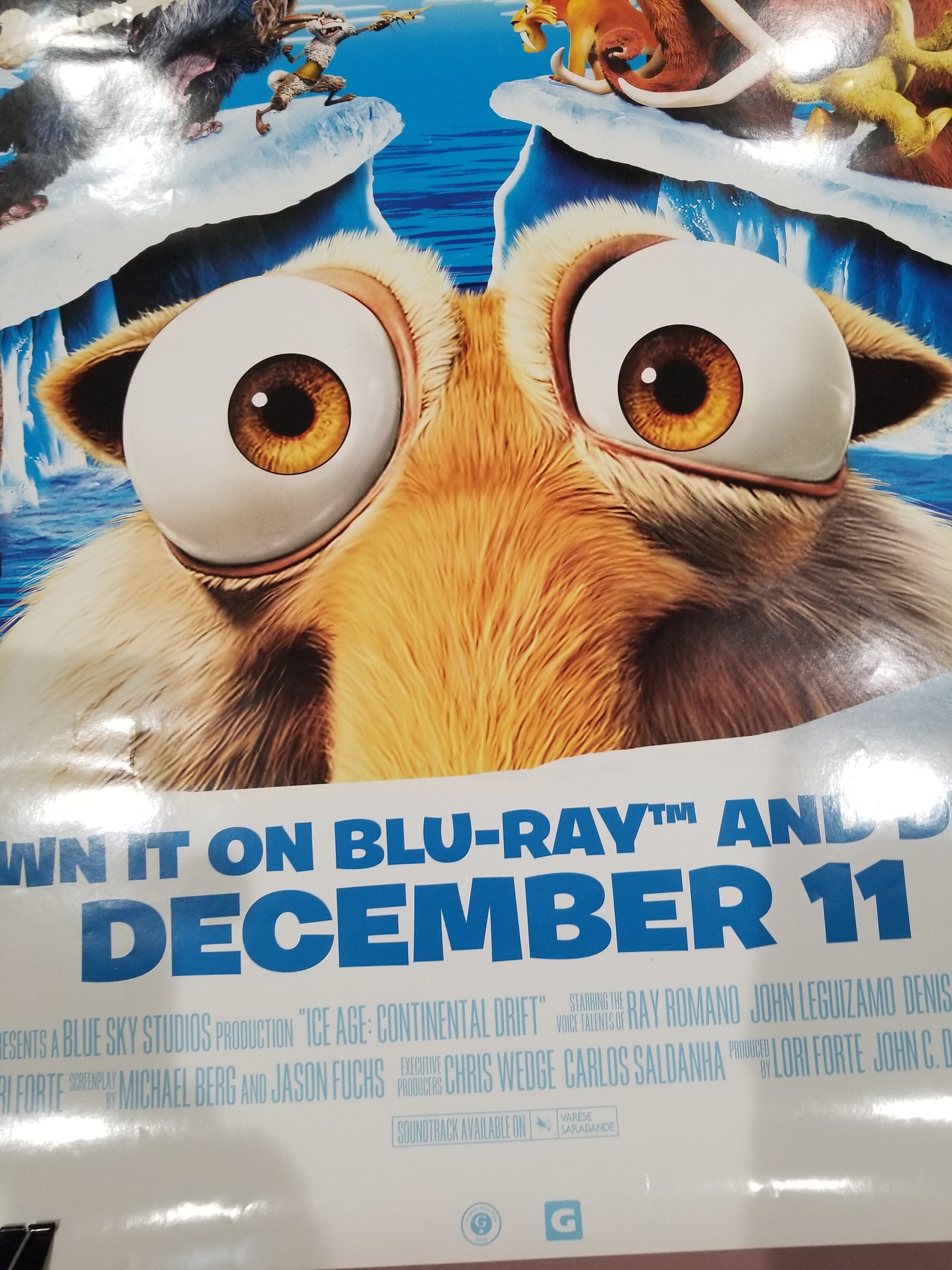 Ice Age Continental Drift Movie Poster