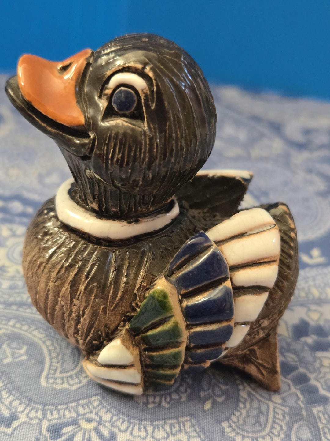 Artesania Rinconada Retired Duck Figurine, Made in Uraguay - Etsy