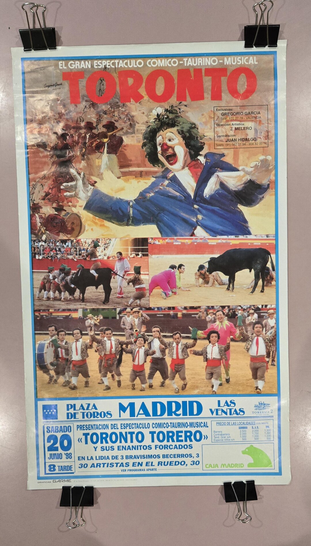Plaza De Toros Madrid, Spain, Toronto Torero Event Poster - Etsy