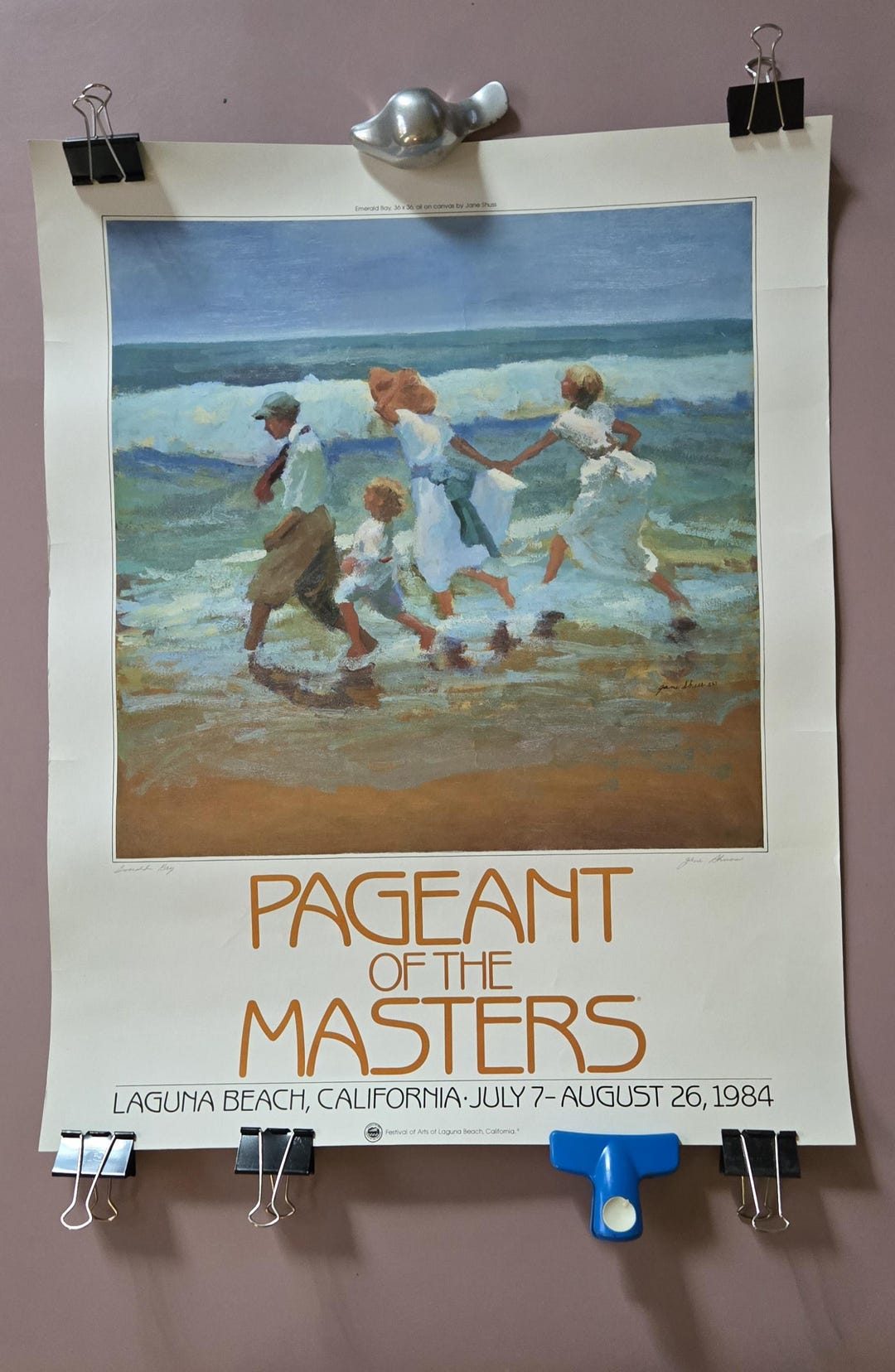 Signed Pageant of the Masters, Laguna Beach, Jane Shuss: 1984 - Etsy