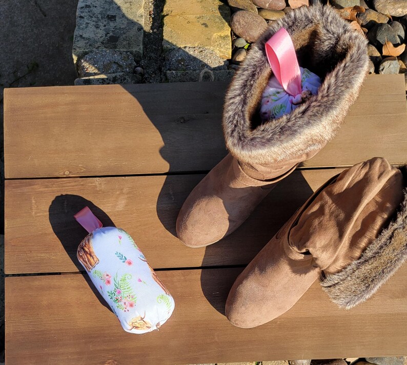 Cow Print Pattern Boot Shapers TALL or SHORT LENGTH Boot Stands boot ...