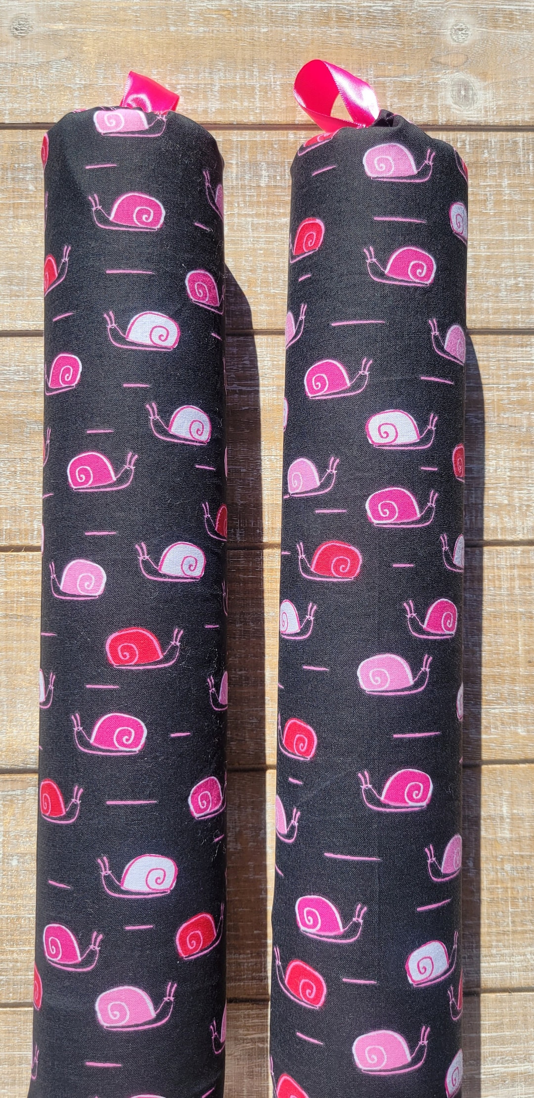 Pink Snails Pattern Boot Shapers Boot Stands boot Trees Cotton Fabric ...