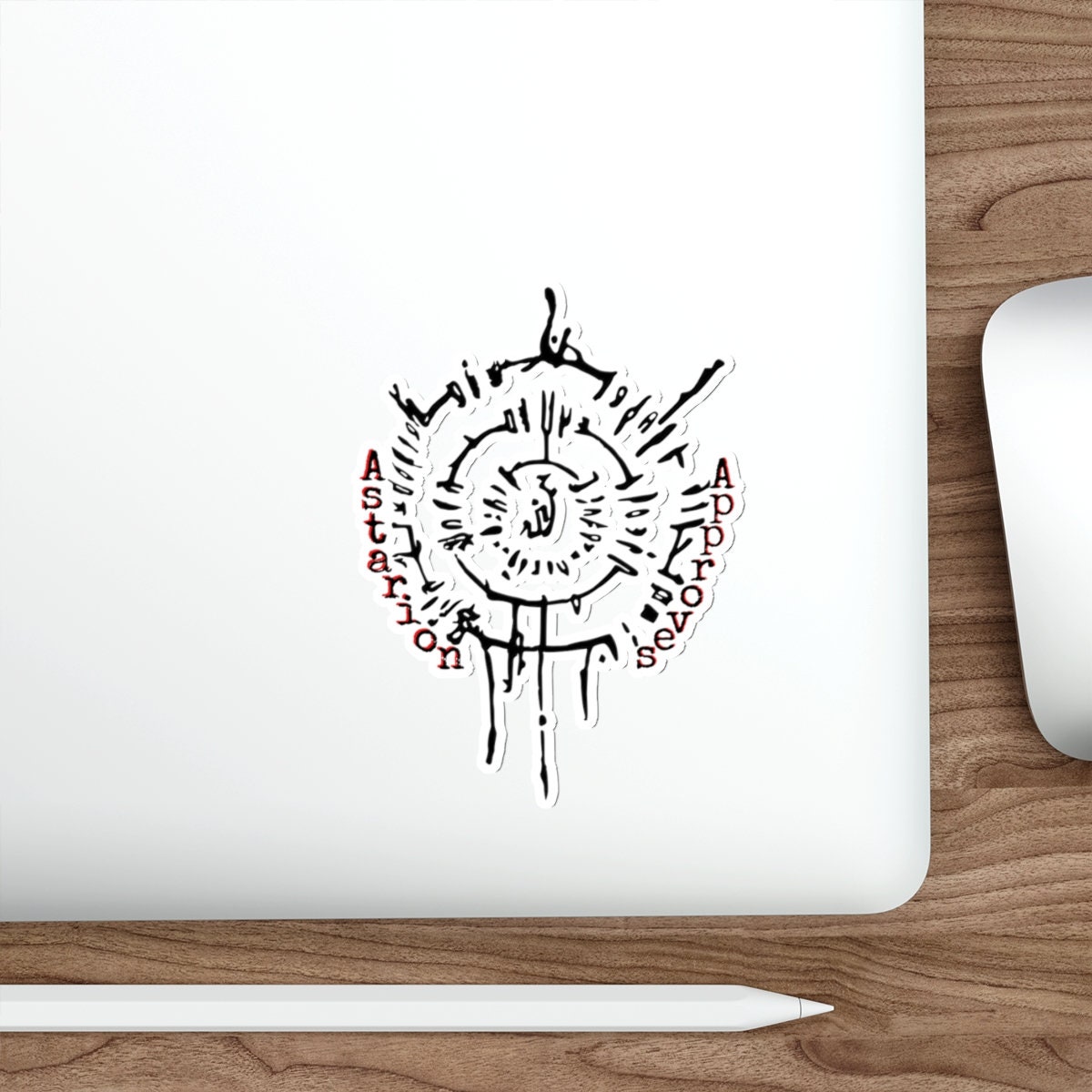 Astarion Scar Astarion Approves Vertical Die-cut Sticker - Etsy