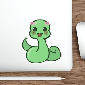 Coquette Snake Friend Die-cut Sticker - Etsy