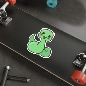 Coquette Snake Friend Die-cut Sticker - Etsy