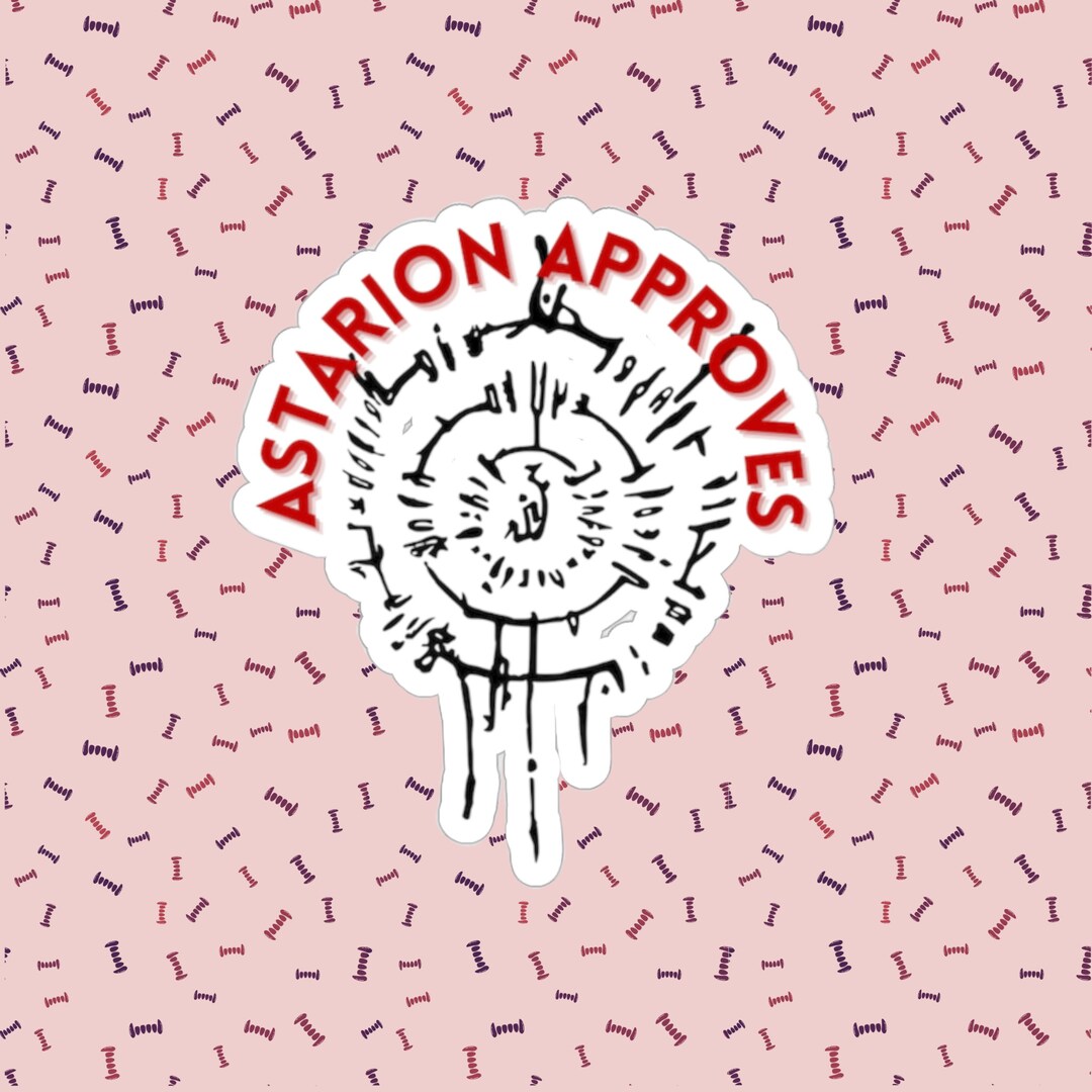 Astarion Approves Die-cut Sticker - Etsy