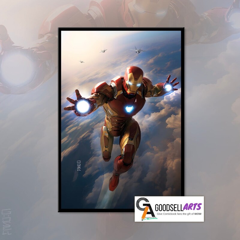 Iron Man Wall Art - Etsy