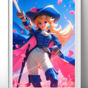 Princess Peach Poster | Swordfighter Peach | Princess Peach Showtime ...